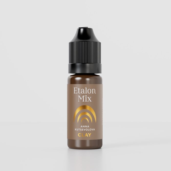 Etalon Mix “Clay” Eyebrow Pigment 10 ml | Warm Brown Hyperrealism UK